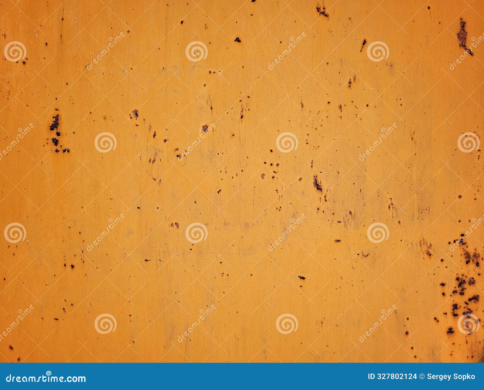Yellow Metal Surface with Rust Stock Photo - Image of background, rust ...