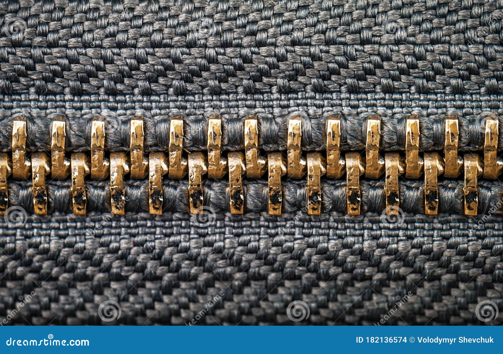 Yellow Metallic Zipper Texture Stock Photo - Image of fastener, canvas ...