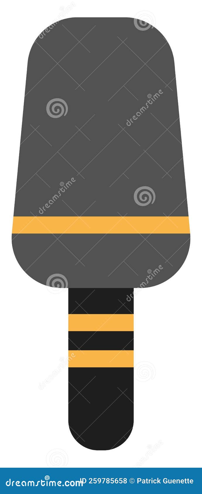 Yellow Microphone On Stand Icon Symbol Of Record, Broadcasts Concept ...