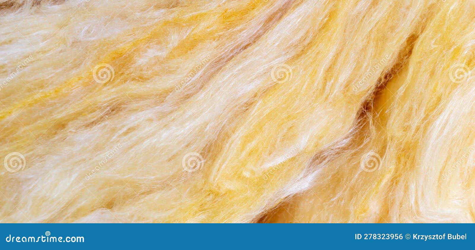 Yellow Mineral Wool with a Visible Texture Stock Photo - Image of ...
