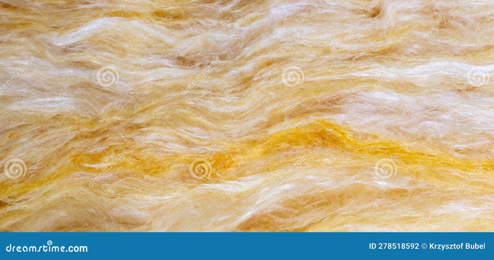 Yellow Mineral Wool with a Visible Texture Stock Photo - Image of ...