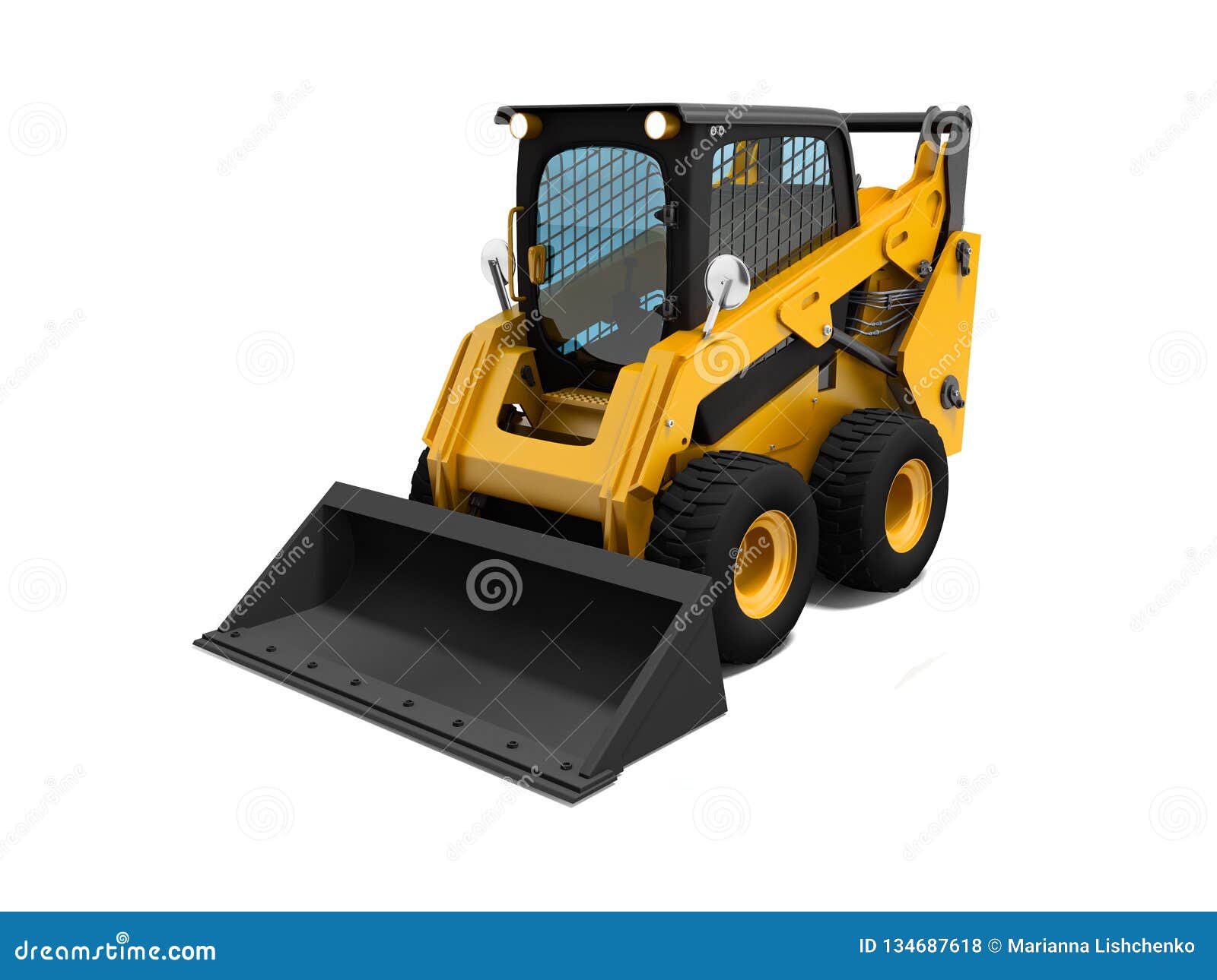 Mini Loader Vector Cartoon Isolated Illustration. | CartoonDealer.com ...