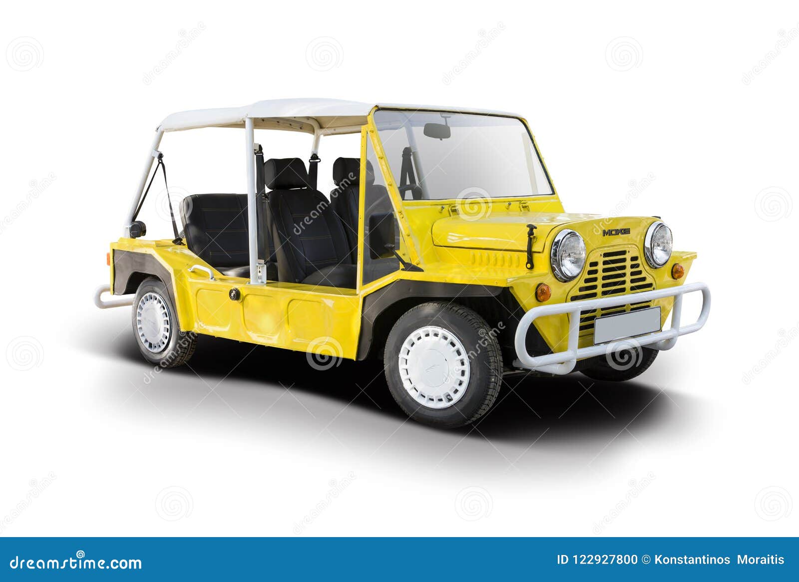 The Mini Moke Car On The Island Of Saint Barthelemy, A French-speaking ...