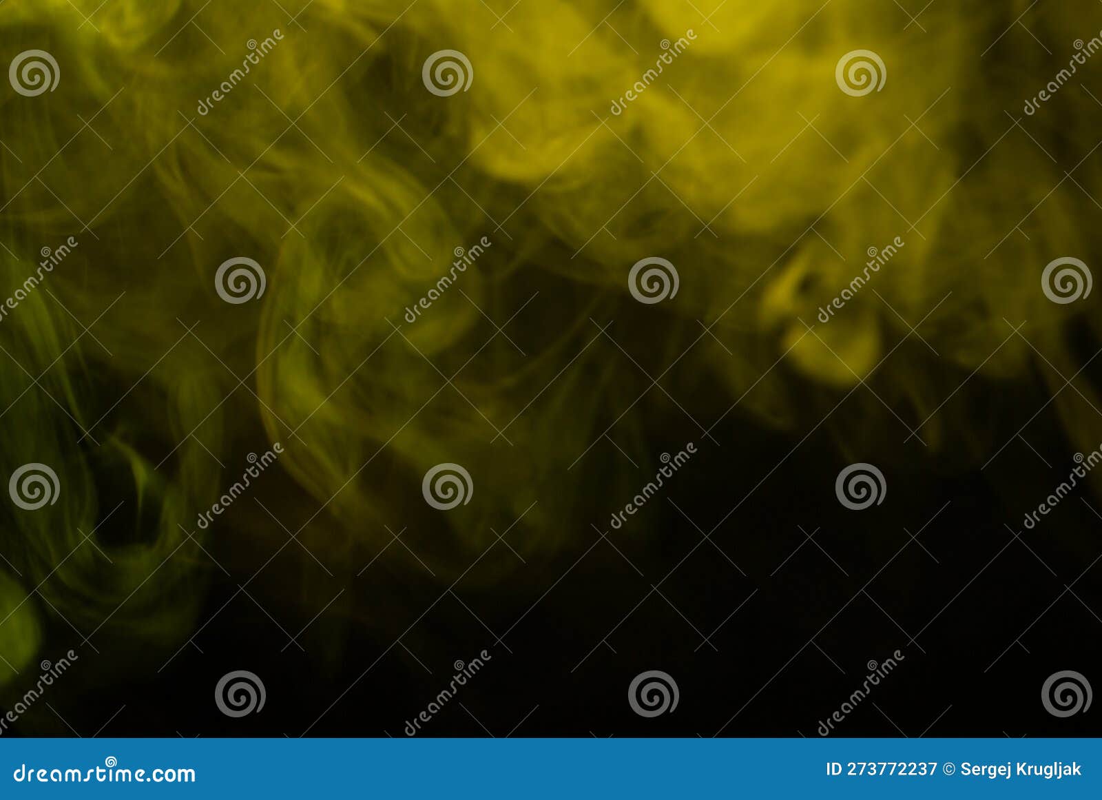 Yellow Mist: Mysterious and Moody Black Background Stock Image - Image ...