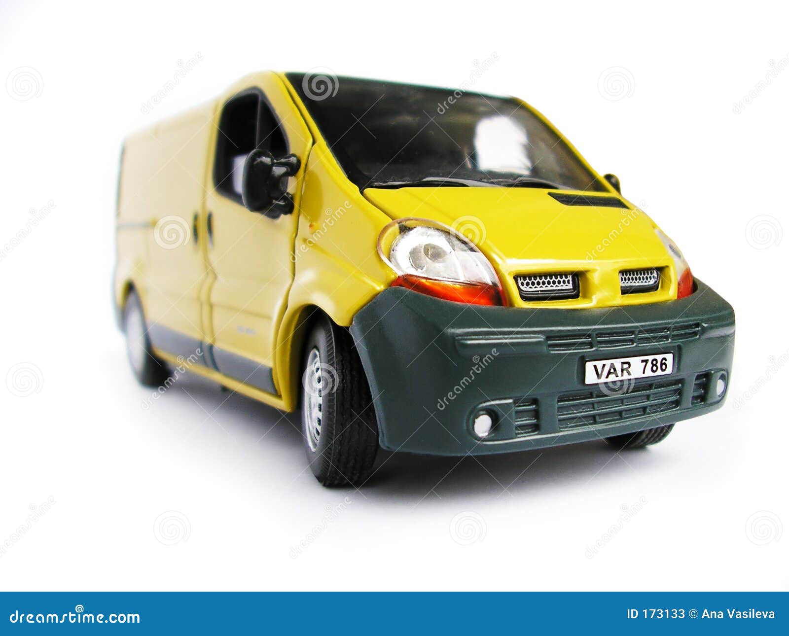 Yellow Model Car - Van. Hobby, Collection Stock Image - Image of yellow ...