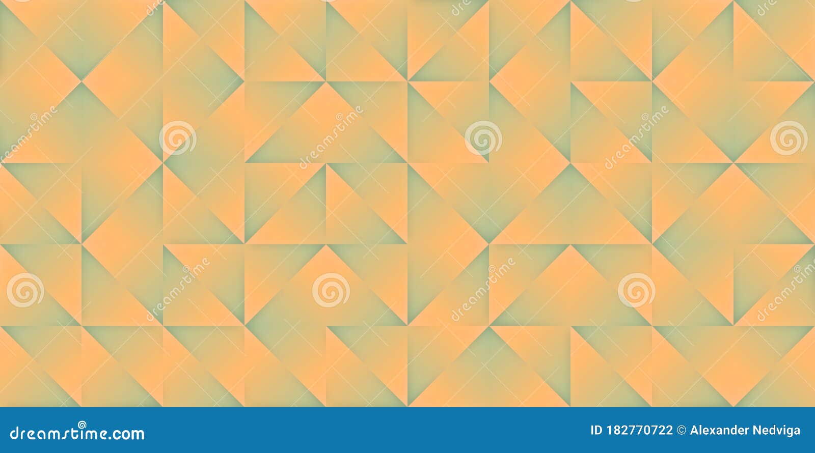 Yellow Modern Random Filling Geometric Shapes Pattern Stock ...