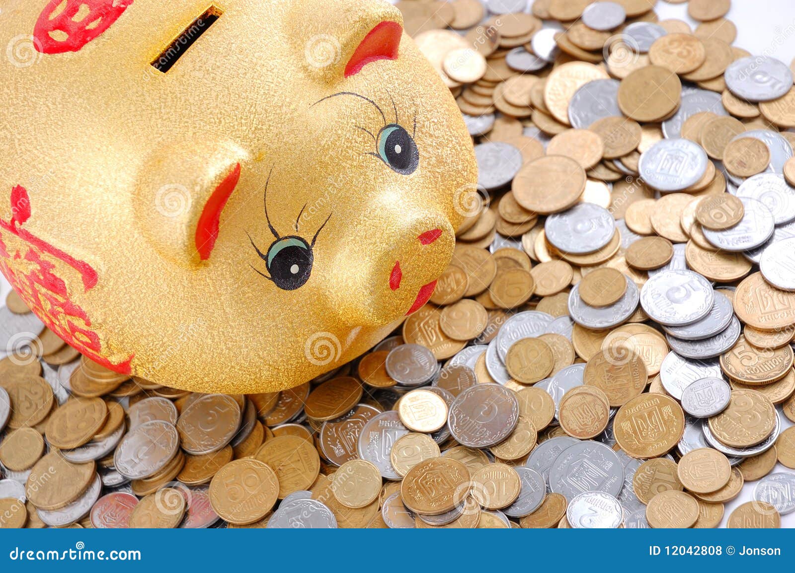 Yellow money-box stock photo. Image of business, color - 12042808