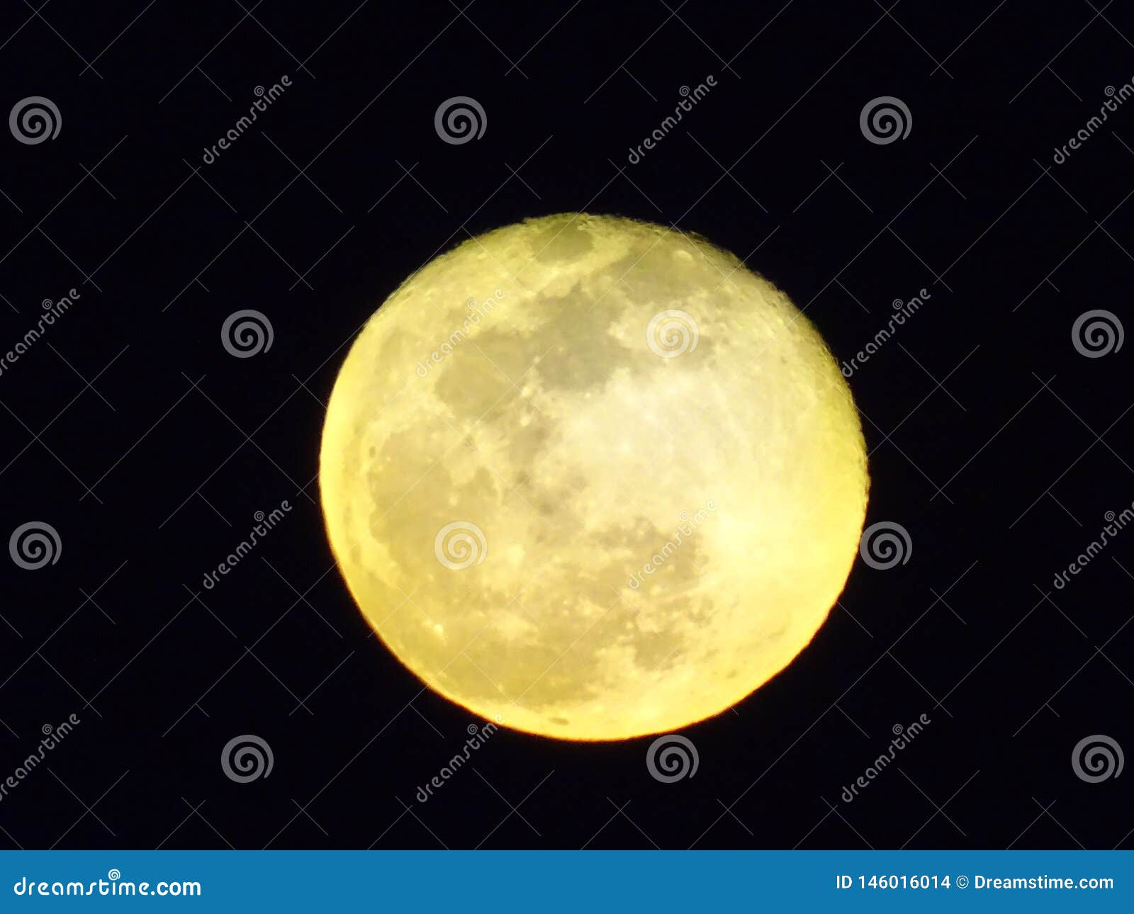 A yellow full moon stock photo. Image of good, full - 146016014
