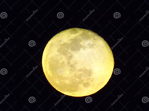 A yellow full moon stock photo. Image of good, full - 146016014