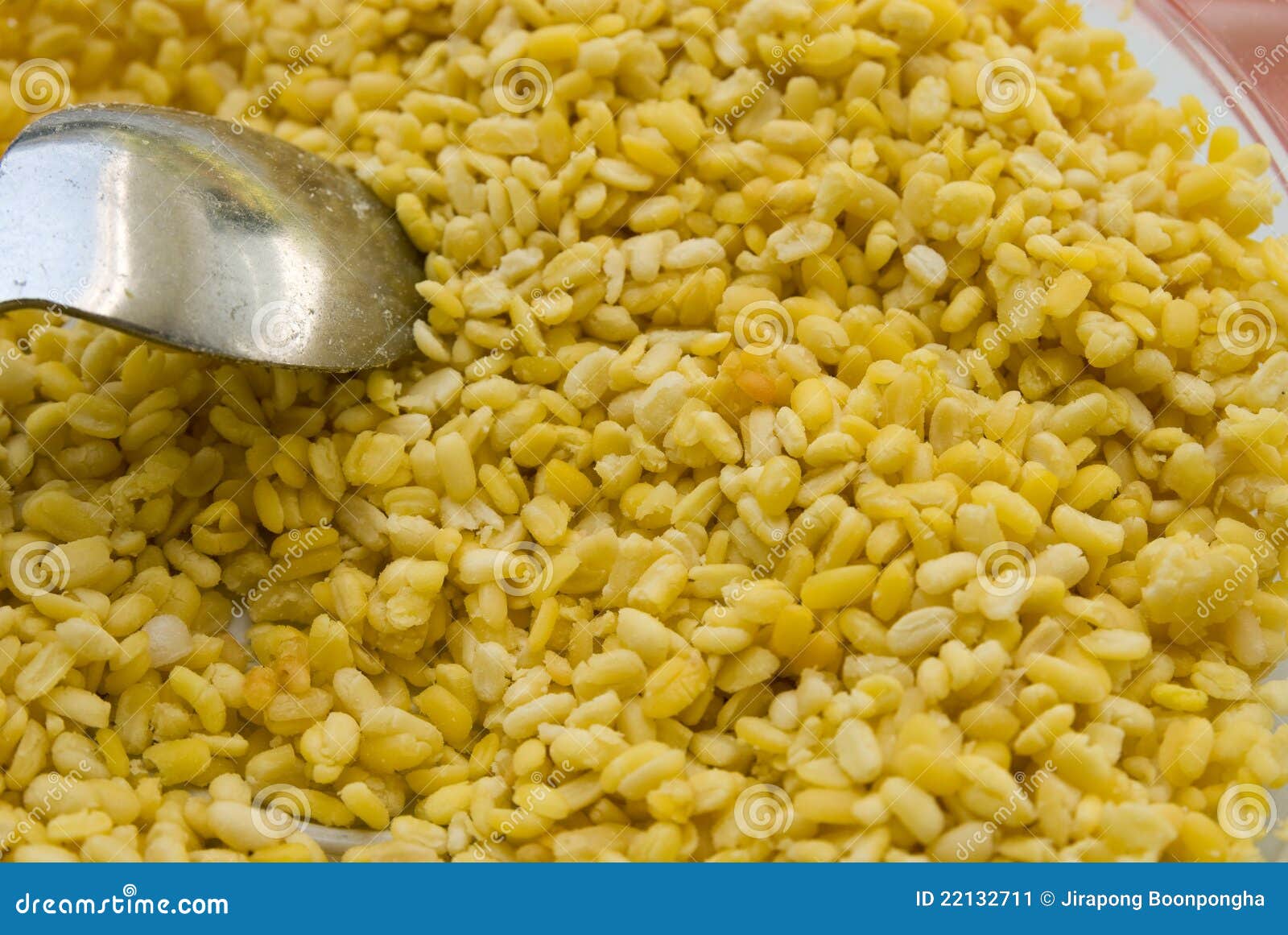 Yellow Moong Dal, Skinned and Split Mung Bean Stock Image - Image of ...