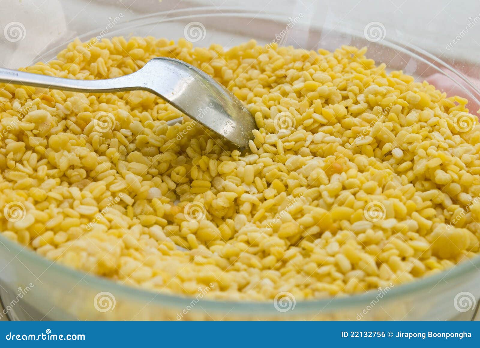 Yellow Moong Dal, Skinned and Split Mung Bean Stock Photo - Image of ...