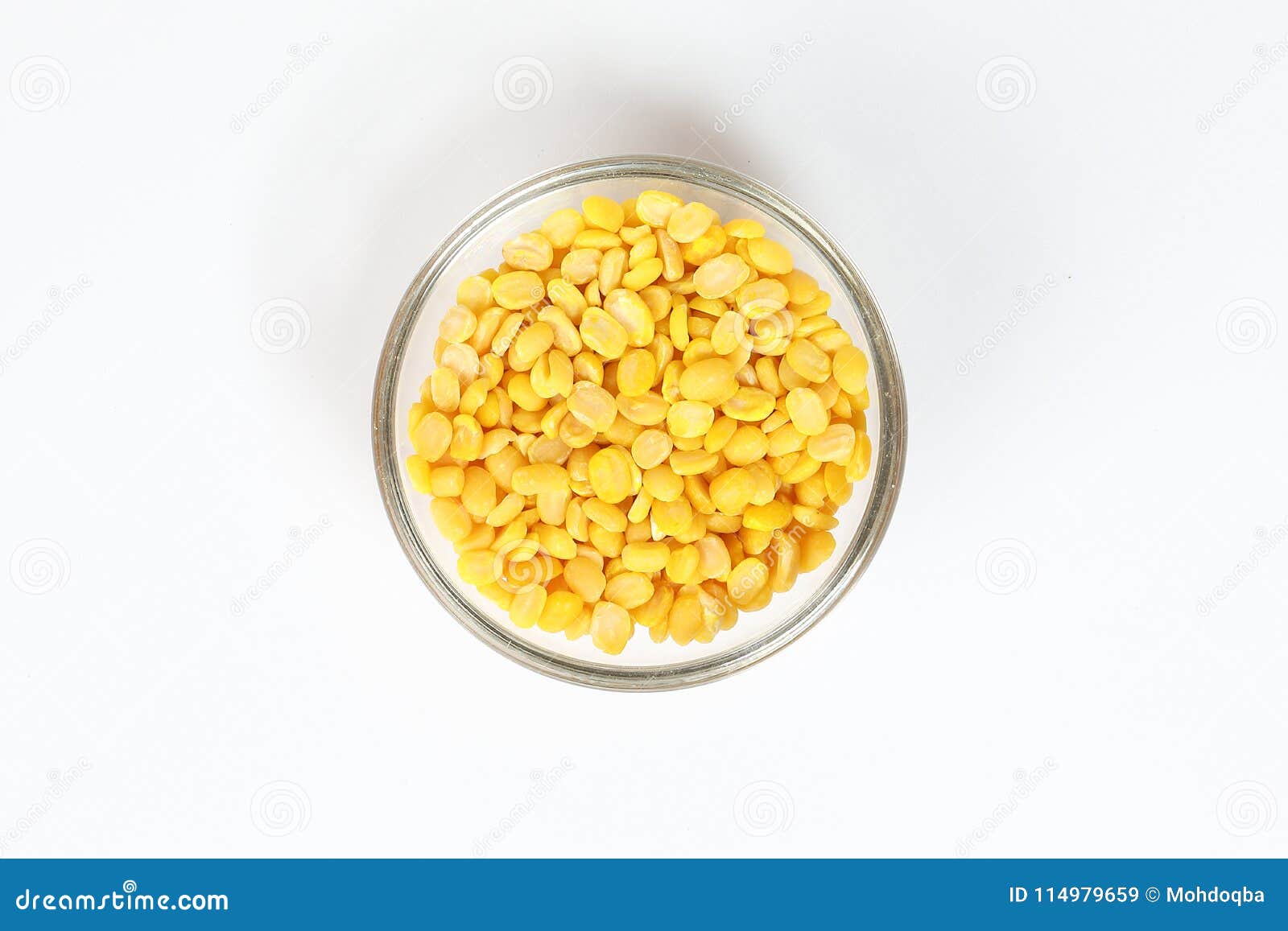 Yellow Moong Dal, Skinned And Split Mung Bean Stock Image ...