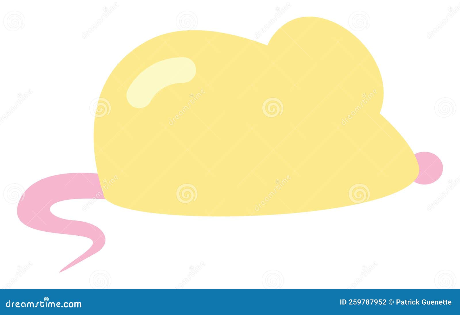 Yellow 3d Mouse With Boxes Royalty-Free Stock Image | CartoonDealer.com ...