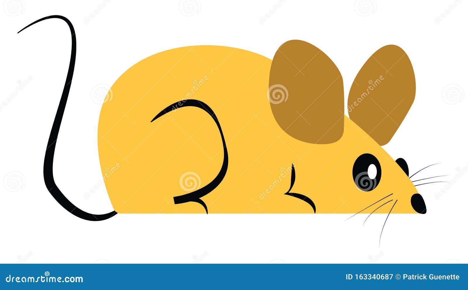 Yellow 3d Mouse With Boxes Royalty-Free Stock Image | CartoonDealer.com ...