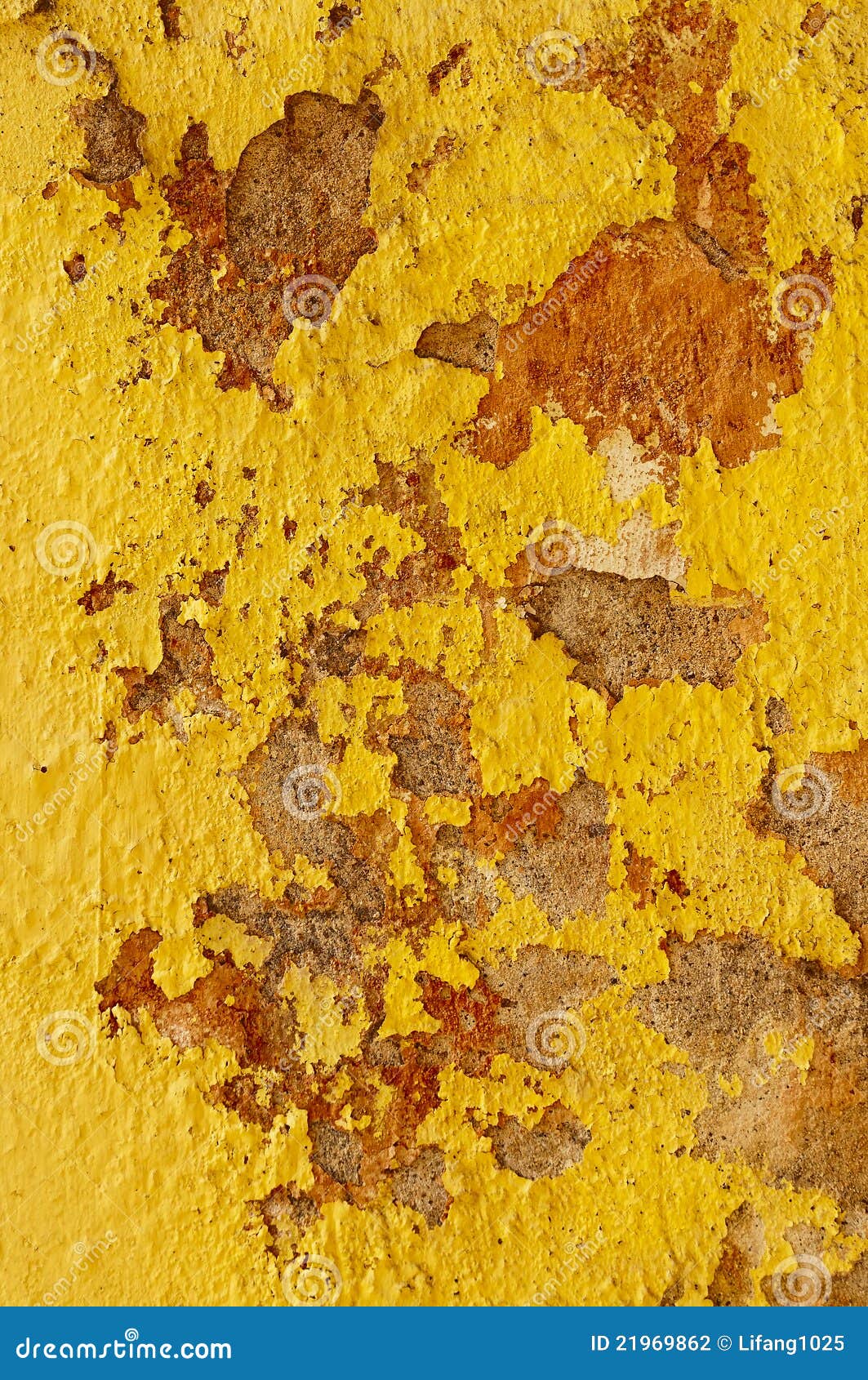 Yellow mud wall stock photo. Image of yellow, peeling - 21969862