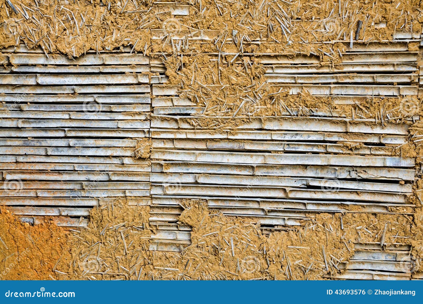 Yellow mud wall background stock photo. Image of dark - 43693576