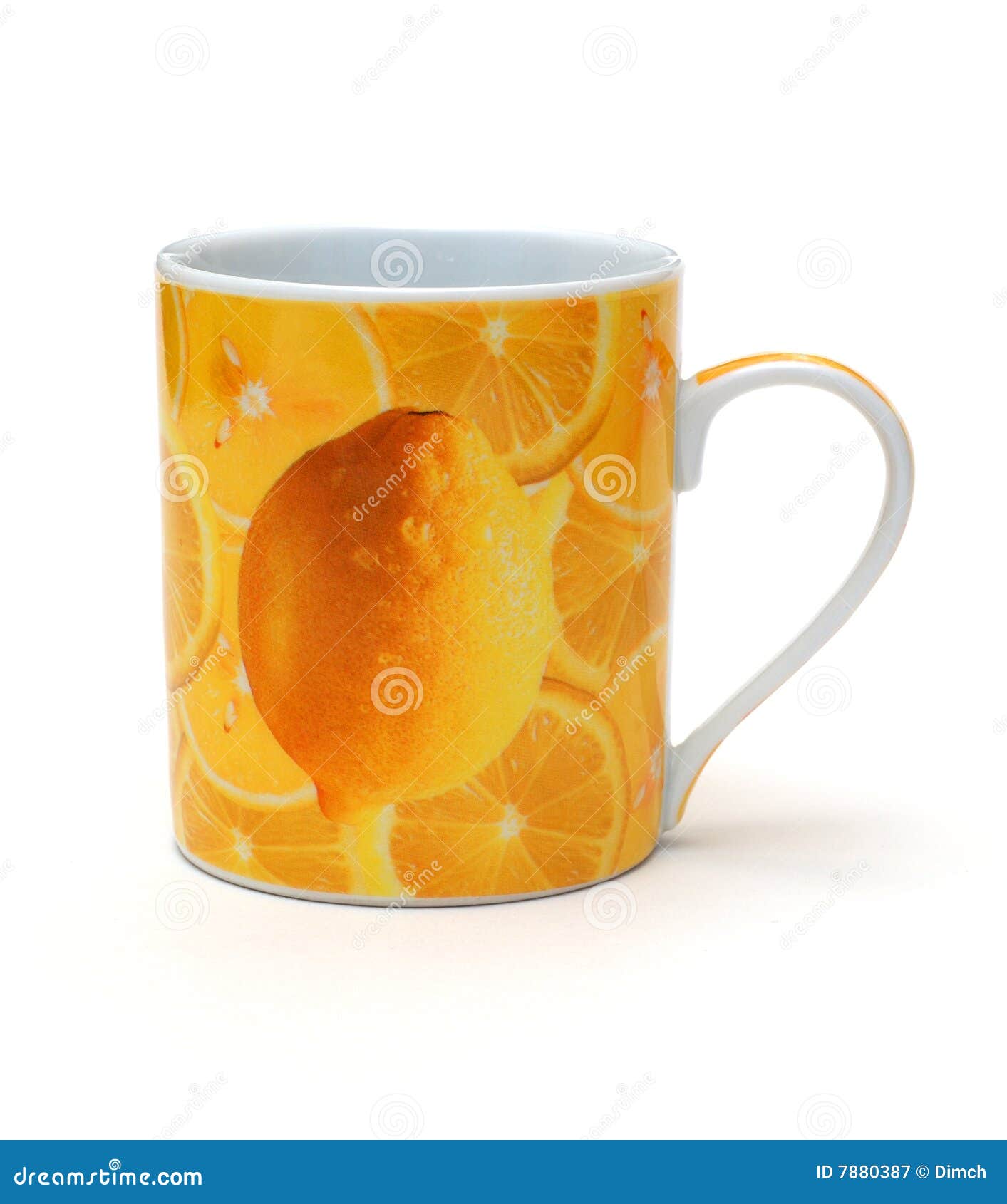Yellow mug stock image. Image of glass, color, yellow - 7880387