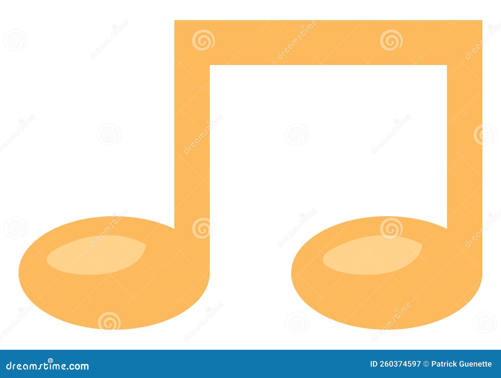 Yellow Music Notes In Blue And Pink Gradient Banner Background Royalty ...