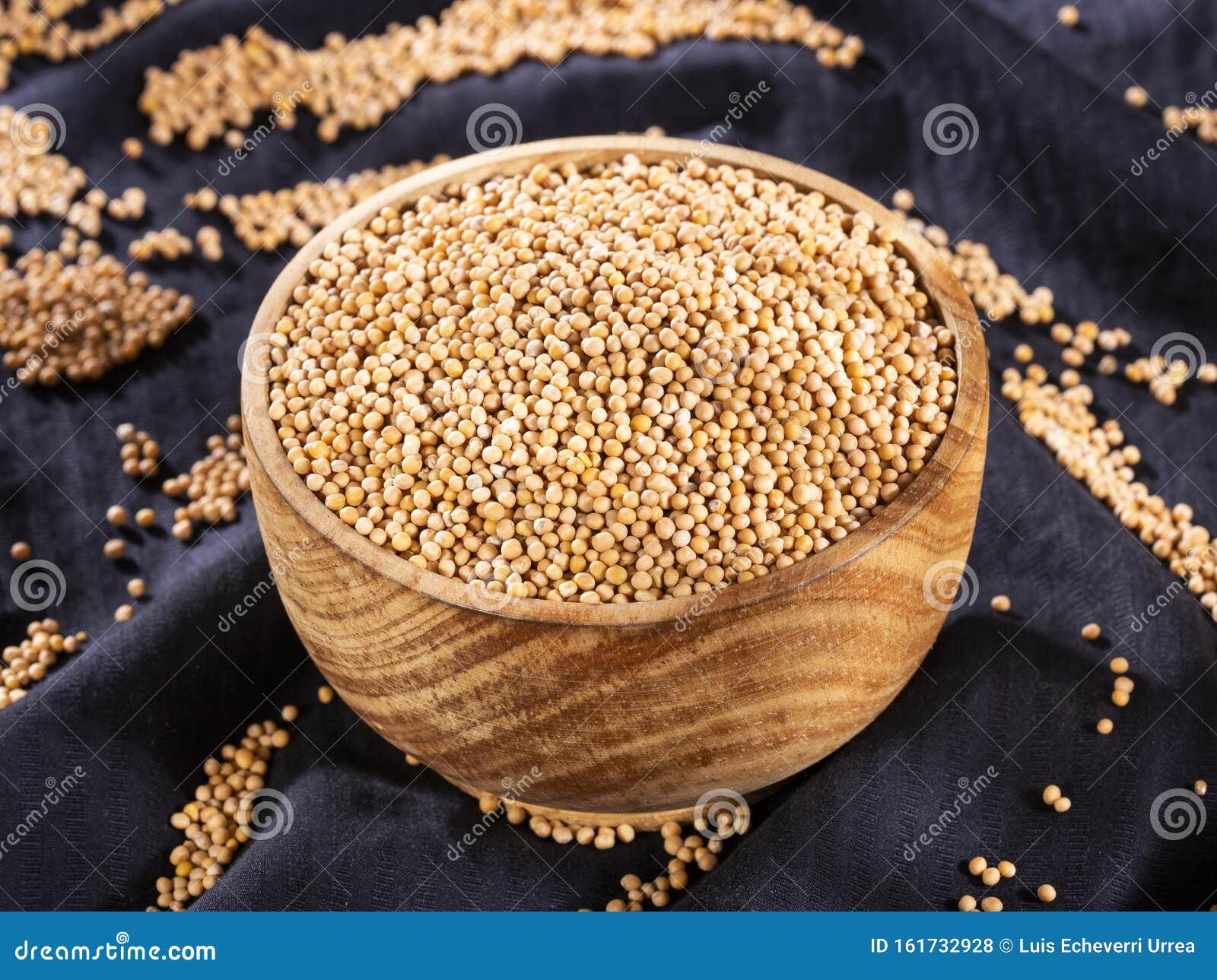 Yellow Mustard Seeds - Sinapis Alba Stock Photo - Image of ...