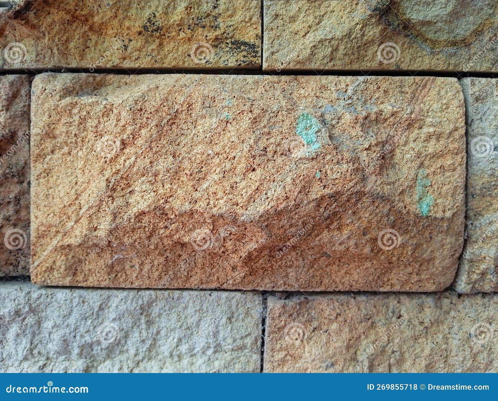 Yellow Natural Stone Wall Texture Stock Photo - Image of grunge ...