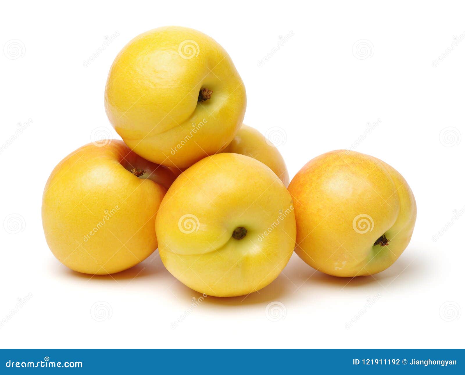 Yellow nectarine stock photo. Image of juicy, healthy - 121911192