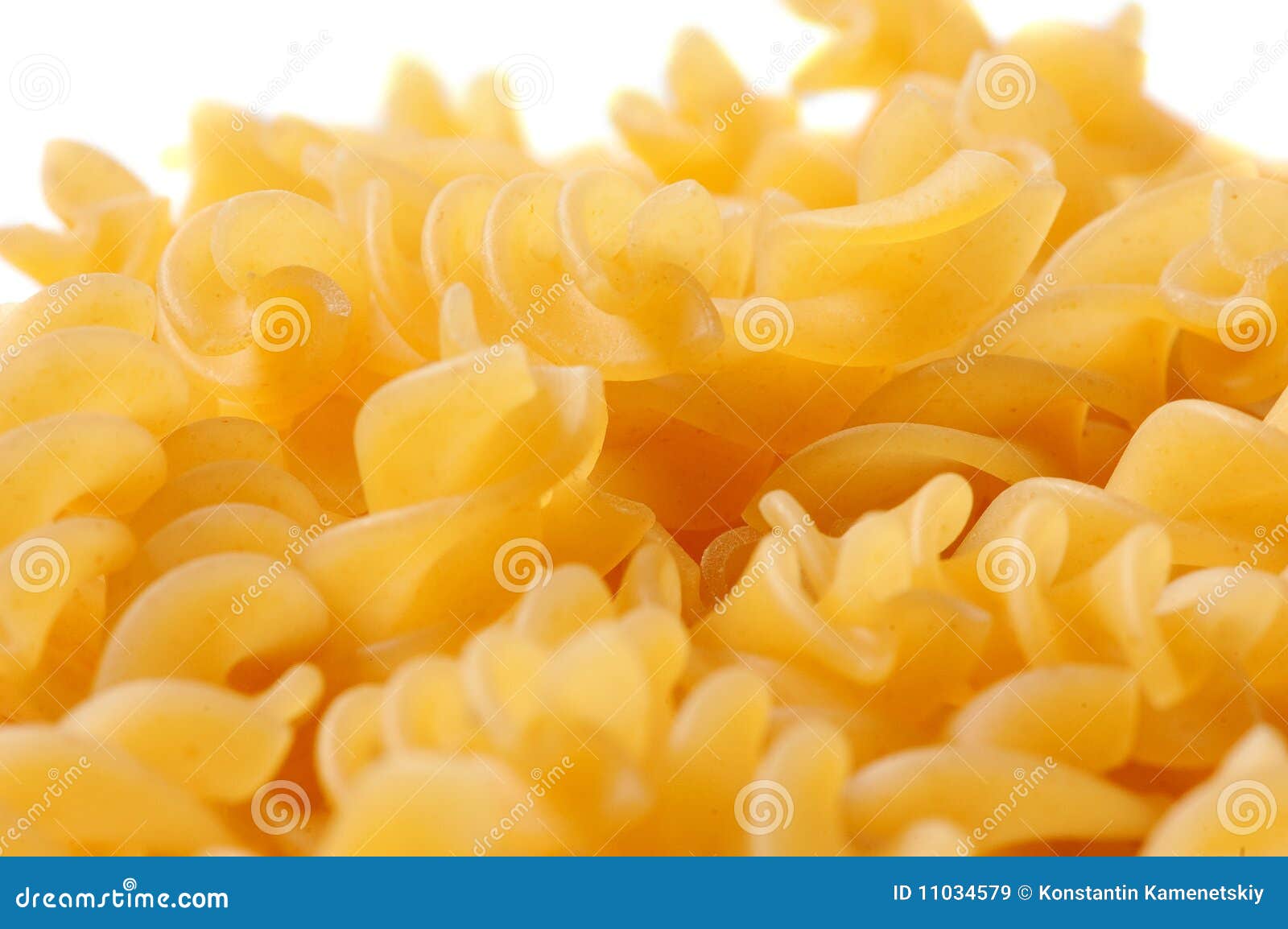Yellow Nice Macaroni Isolated Stock Image - Image of macaroni, objects ...