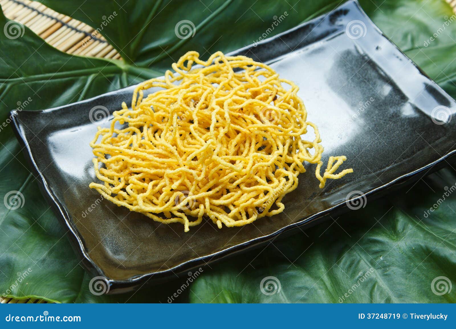 Yellow noodles stock image. Image of closeup, asia, restaurant - 37248719