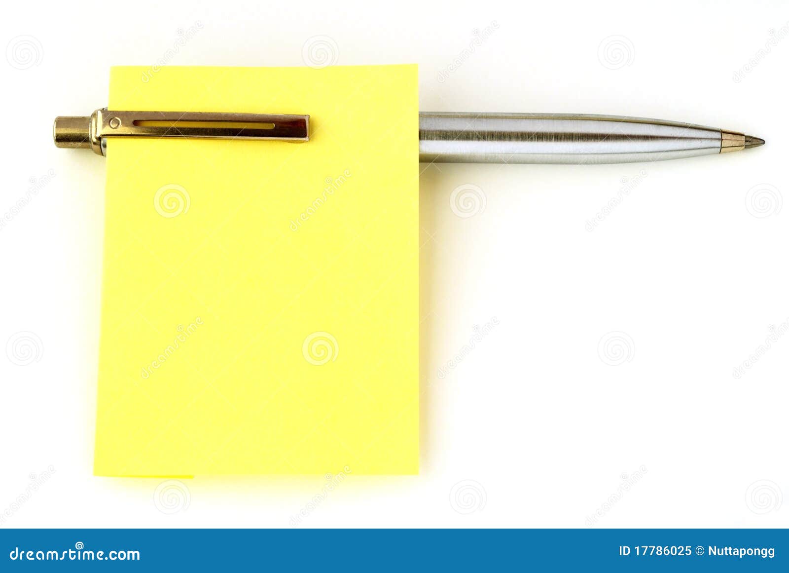 Yellow note stock image. Image of business, empty, memo - 17786025