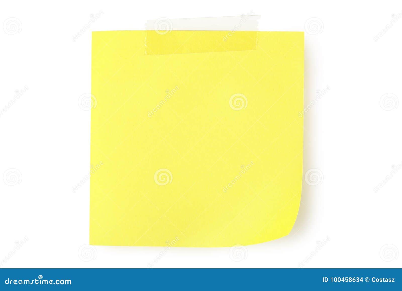 Yellow note stock photo. Image of element, information - 100458634