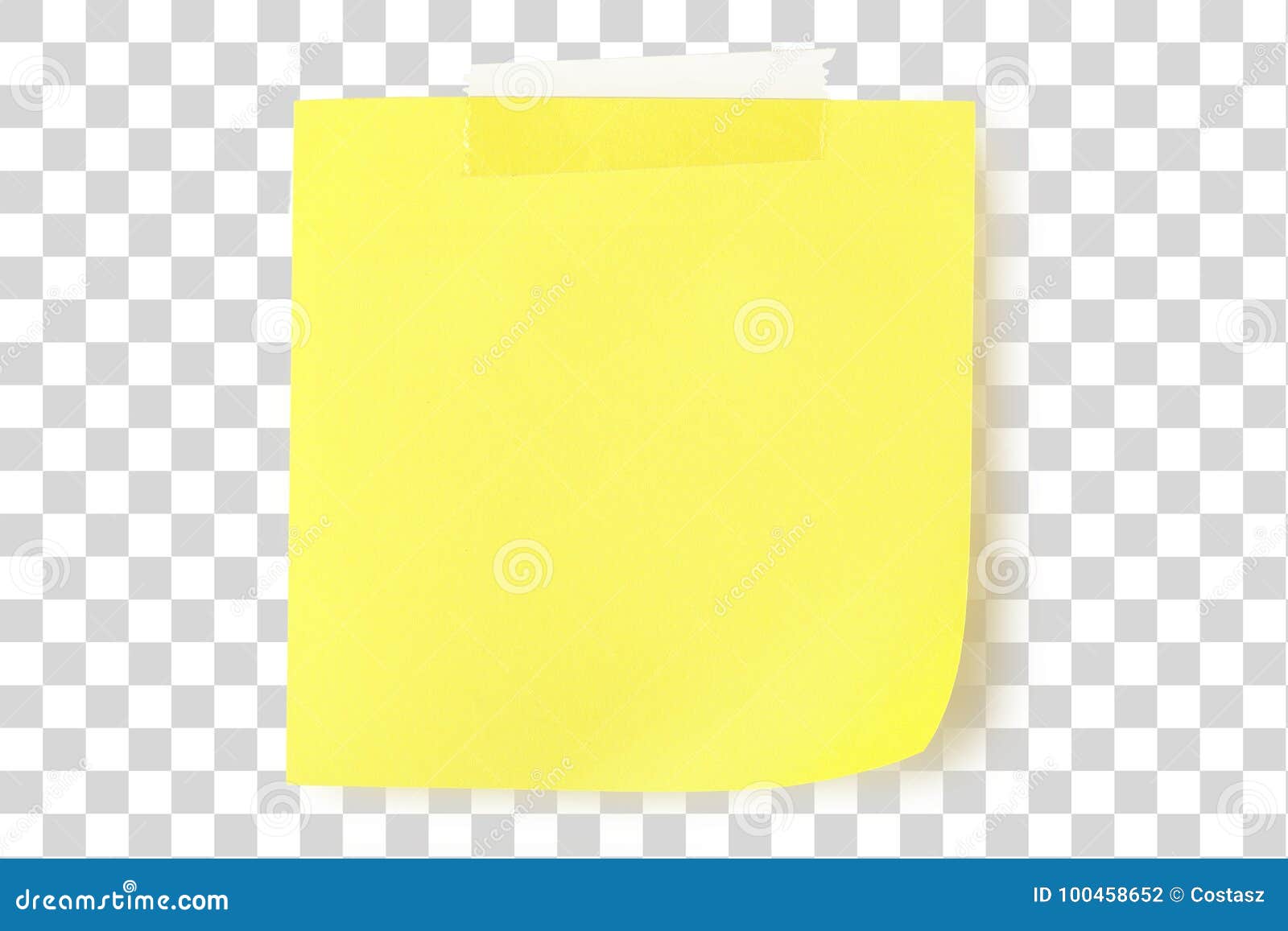 Yellow note stock photo. Image of paper, advertisement - 100458652