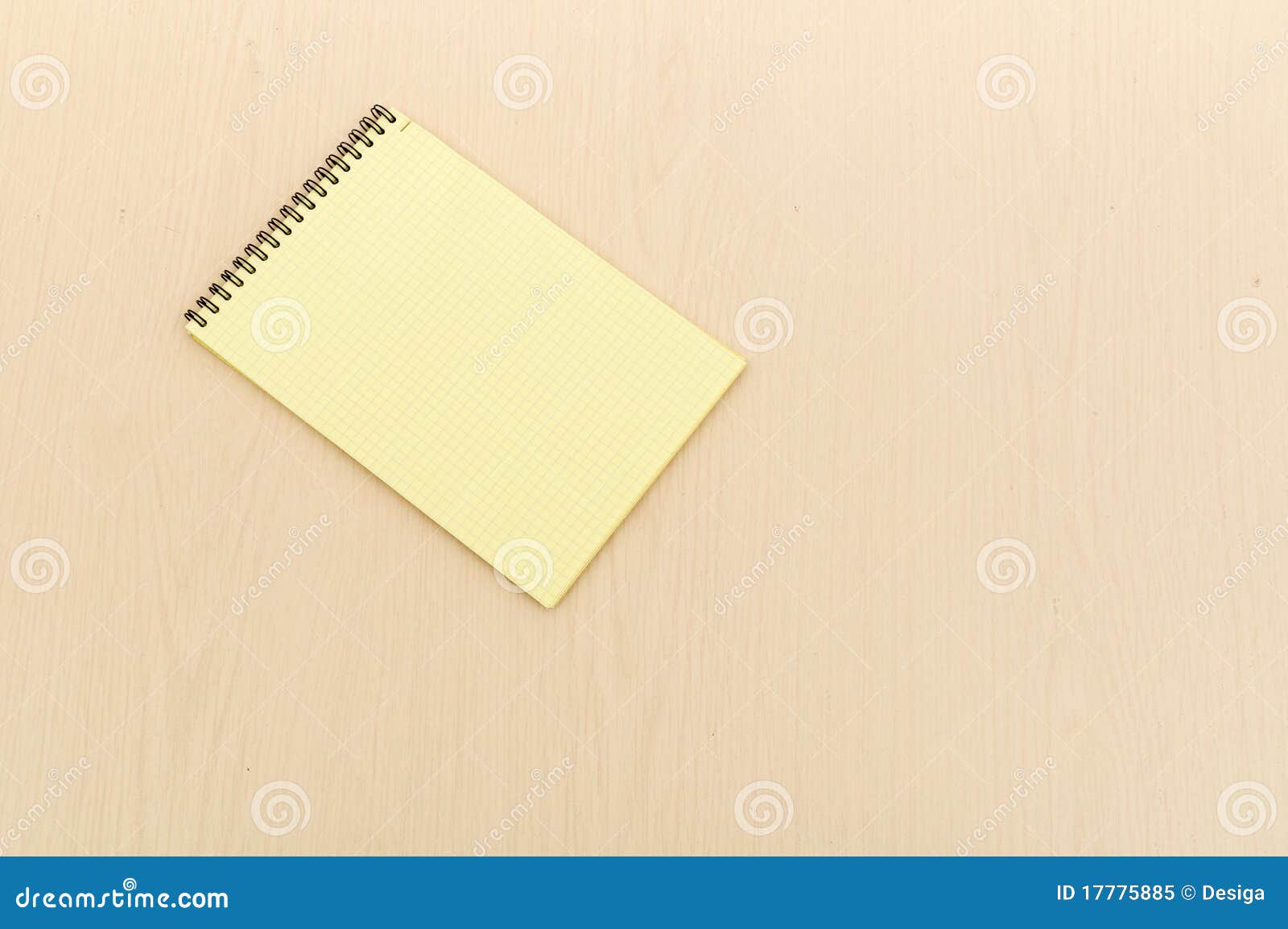 Yellow note book stock image. Image of business, document - 17775885