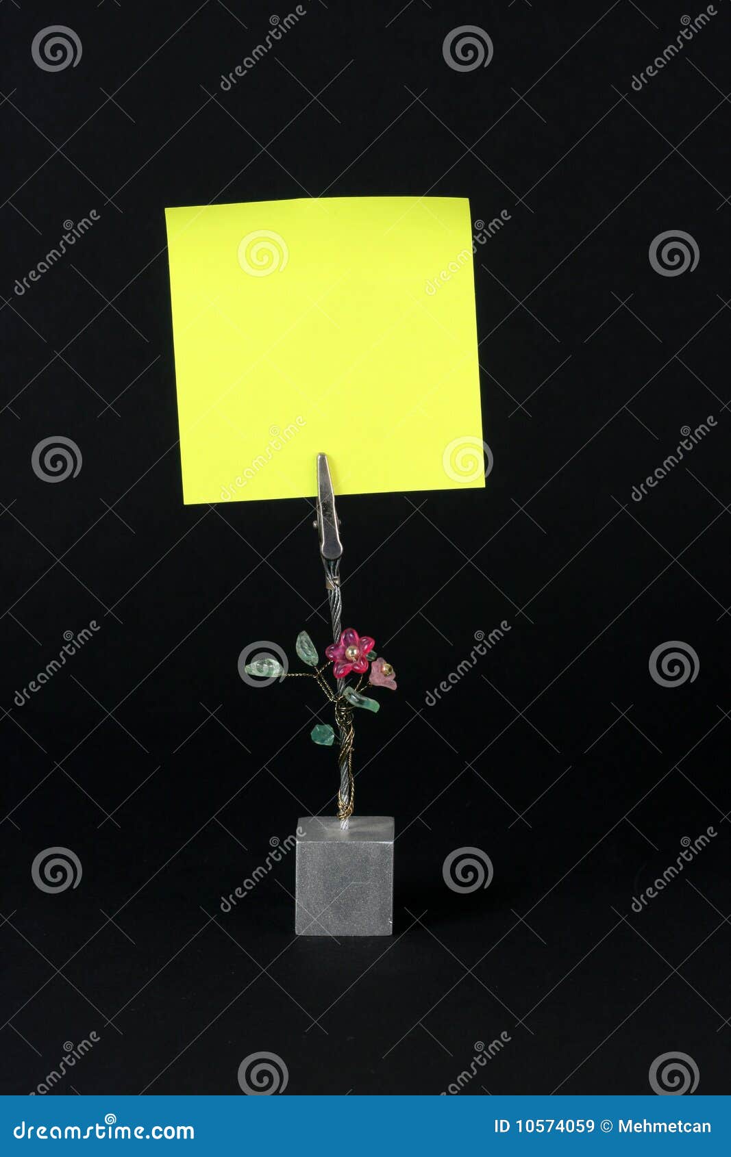 Yellow note pad stock image. Image of isolated, list - 10574059