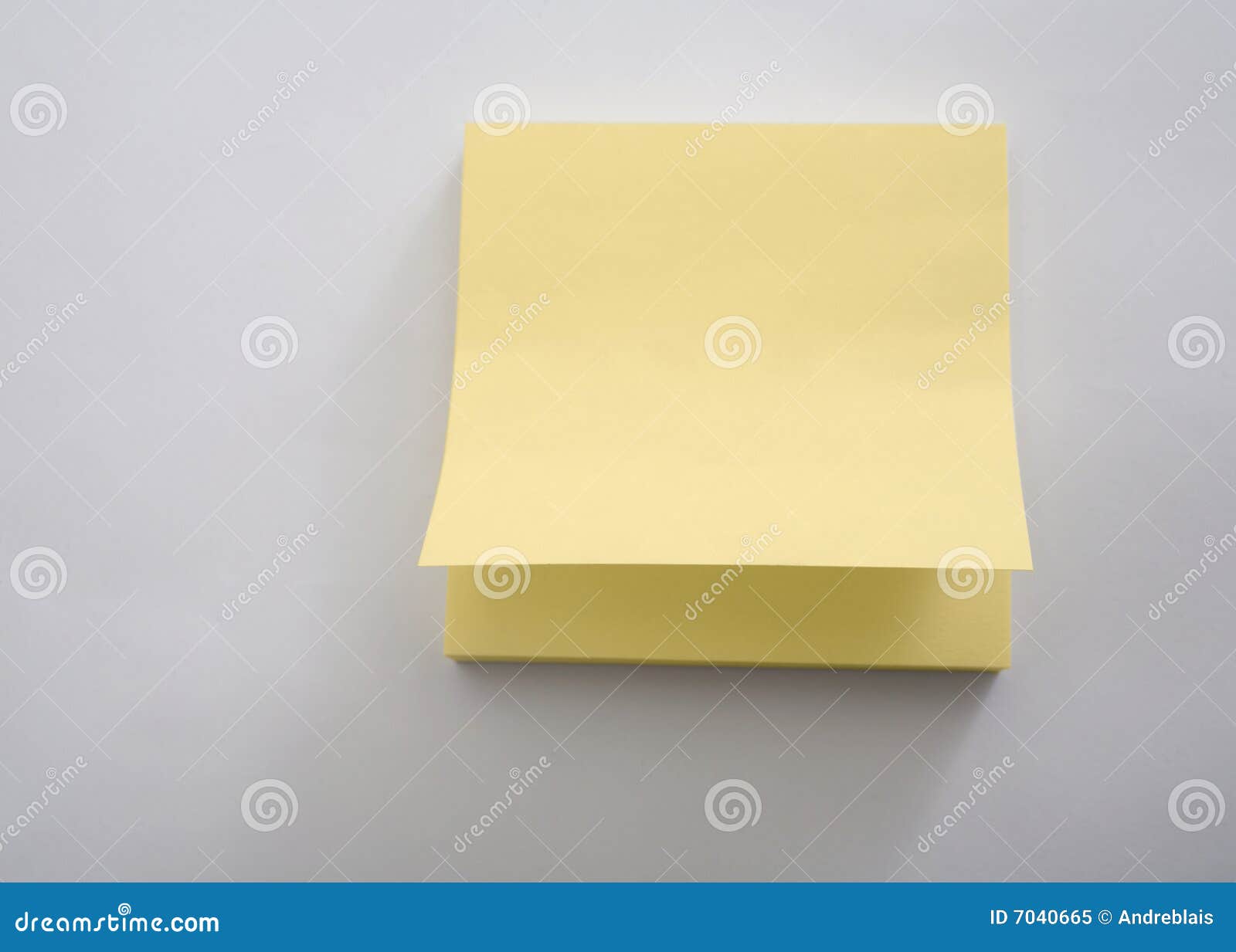 Yellow Note Pad stock image. Image of reminder, concept - 7040665