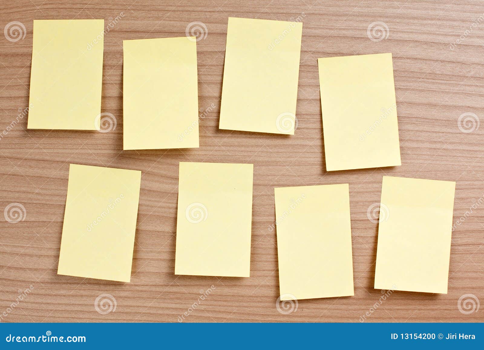 Yellow note paper stock photo. Image of reminder, notify - 13154200
