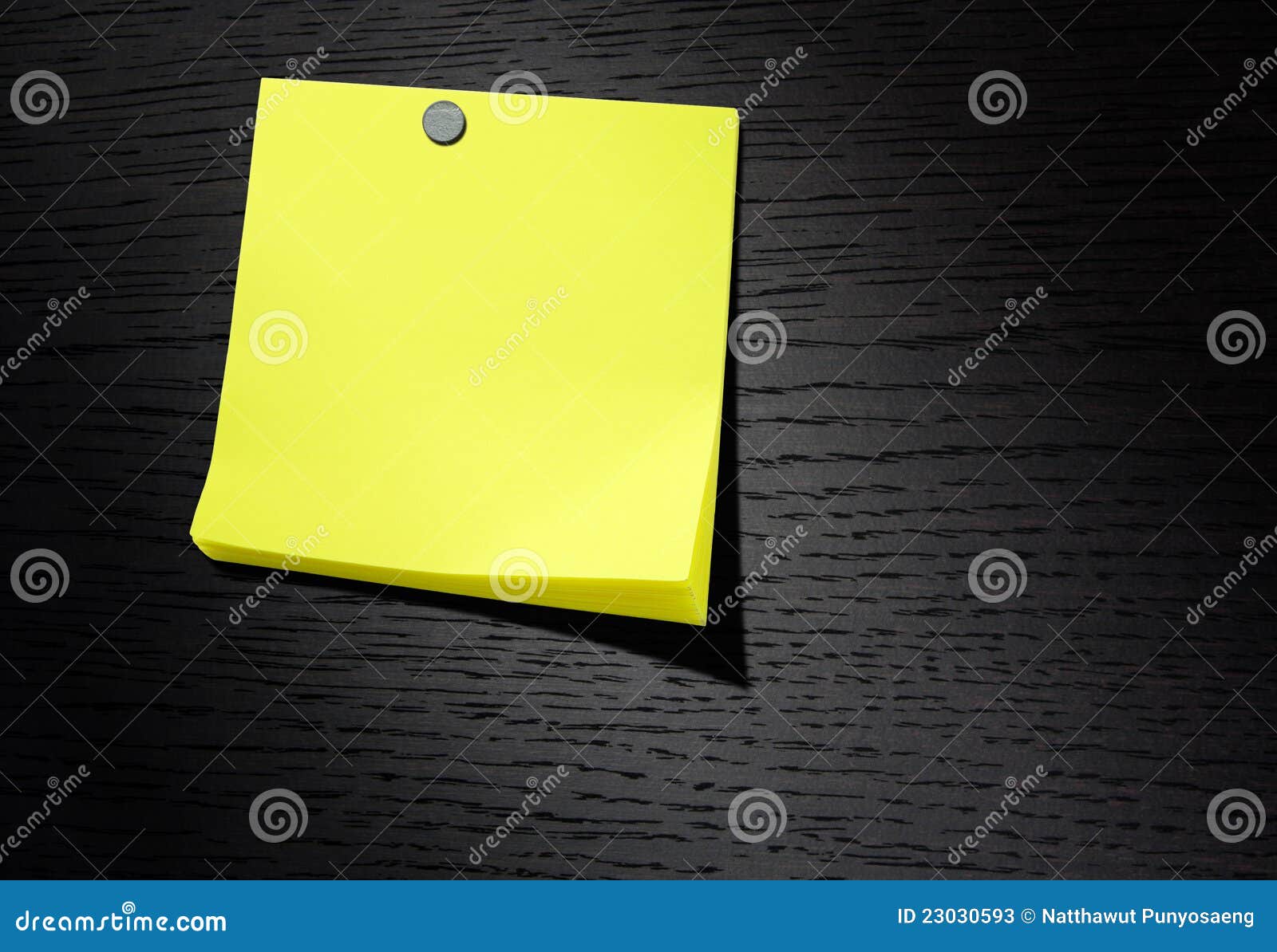 Yellow note paper stock image. Image of memo, announcement - 23030593