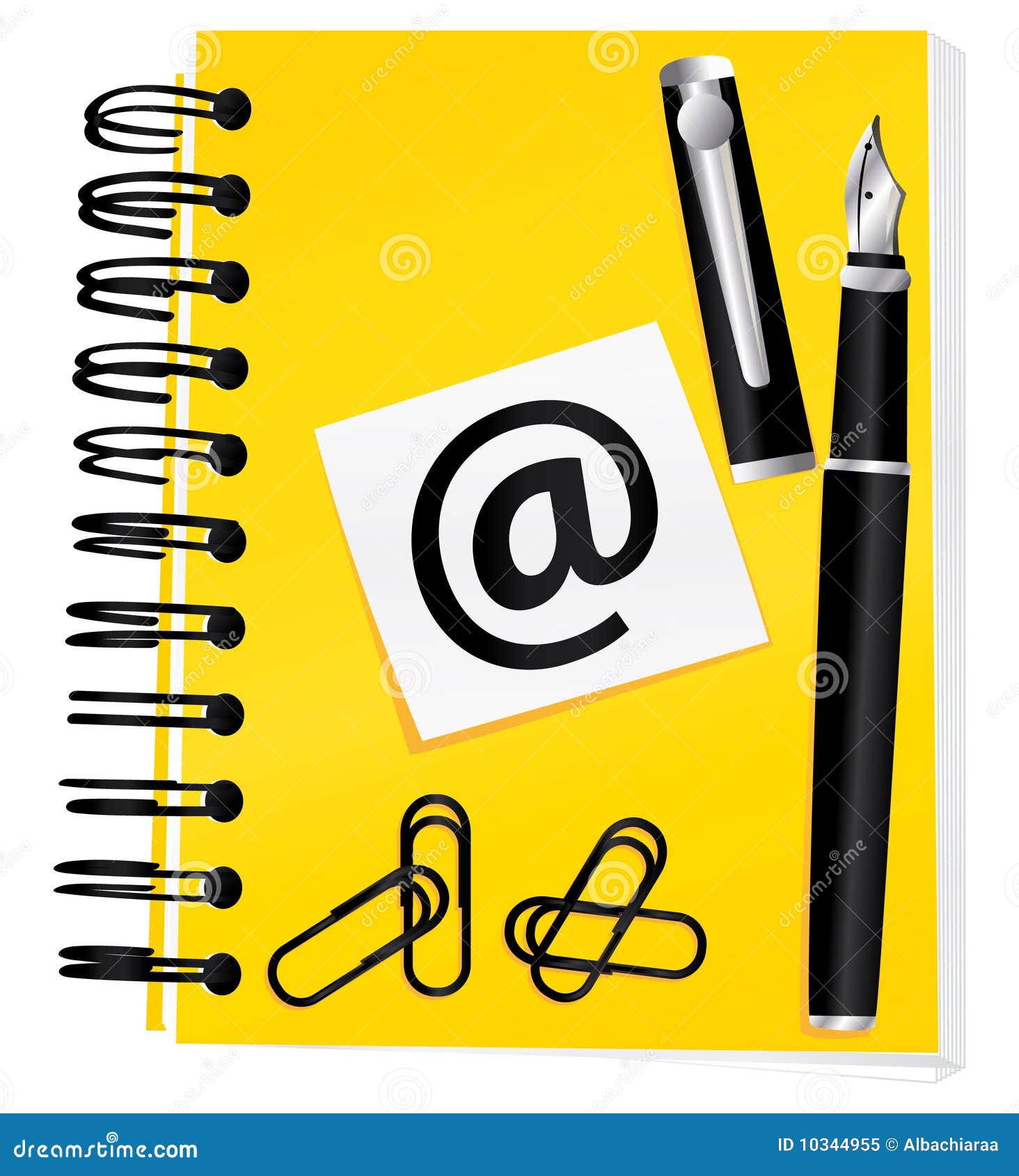 Yellow Notebook And Vintage Glasses Hand Drawn Line Art Cartoon Vector ...