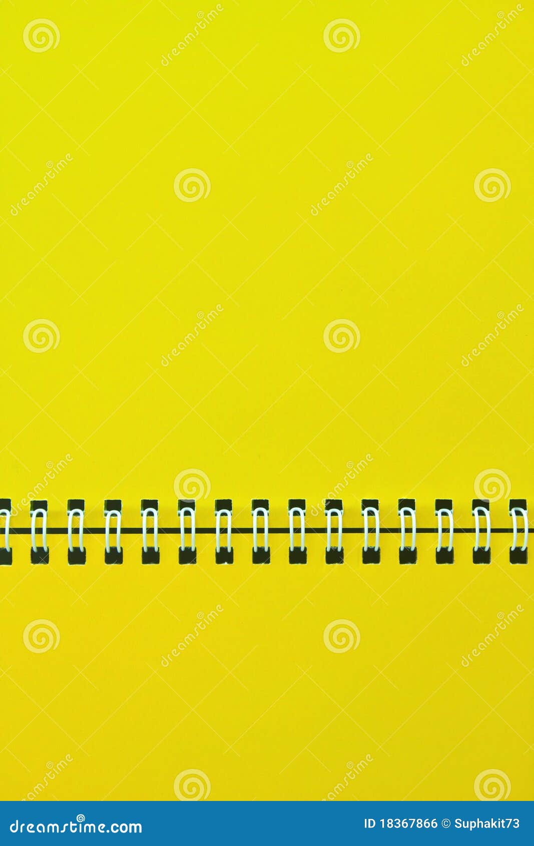 A yellow notebook. stock photo. Image of isolated, paper - 18367866