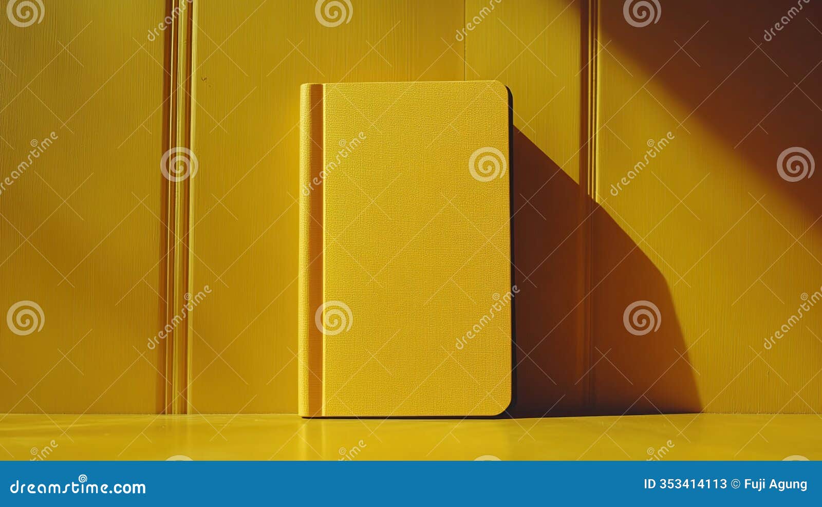 Yellow Notebook Square Frame, Hand Drawn School Supplies Flat Cartoon ...