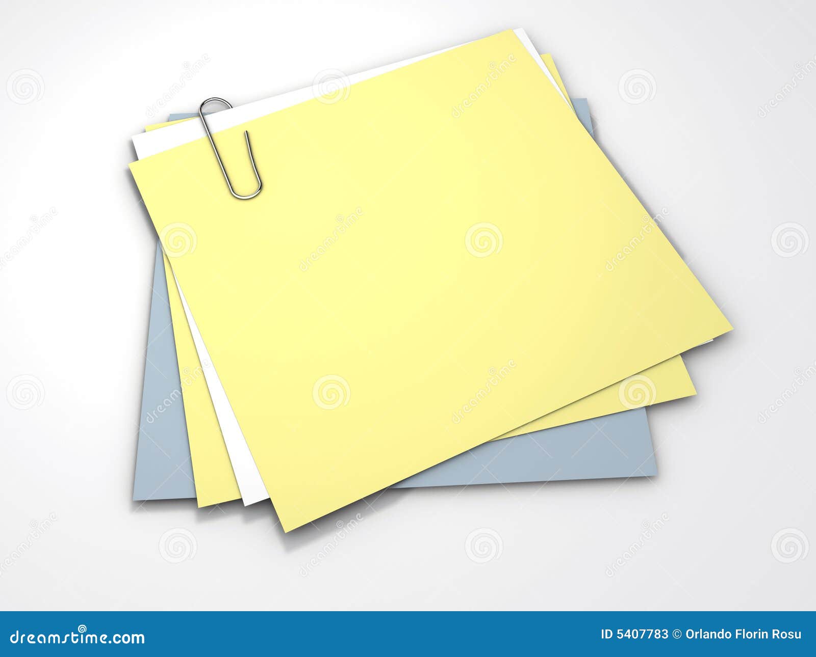 Yellow notes stock illustration. Illustration of copy - 5407783
