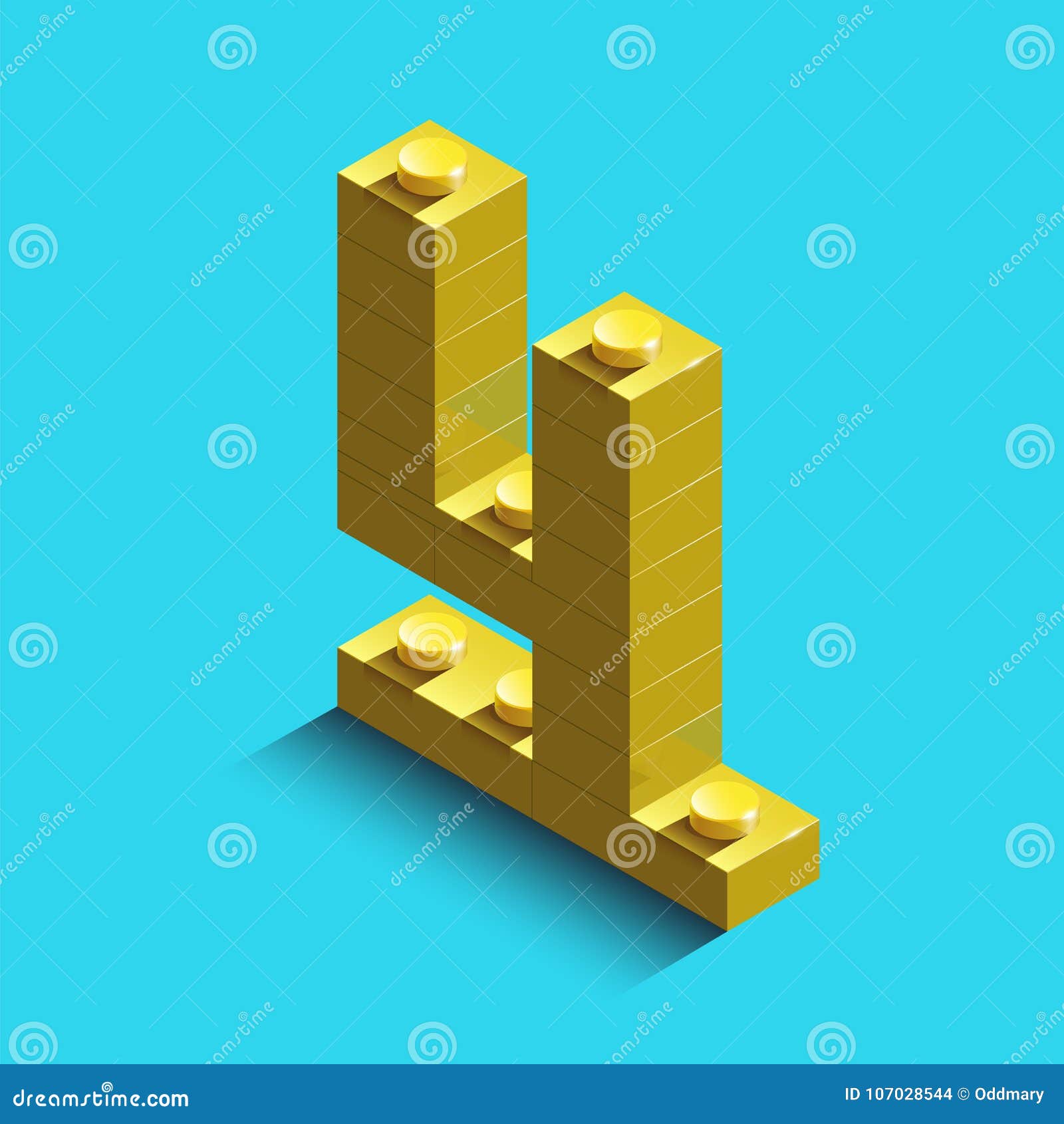 Yellow Lego Texture Royalty-Free Stock Image | CartoonDealer.com #41903410