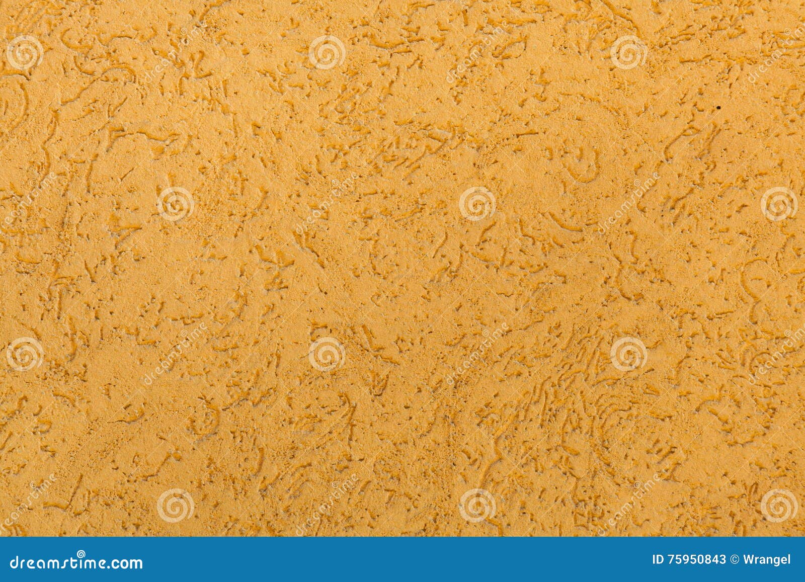Yellow Ochre Painted Stucco Wall. Background Texture Stock Image ...