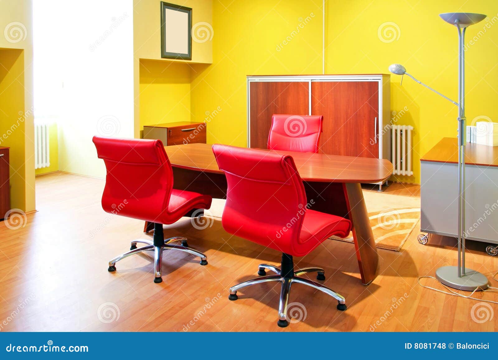 Yellow office stock photo. Image of contemporary, business - 8081748