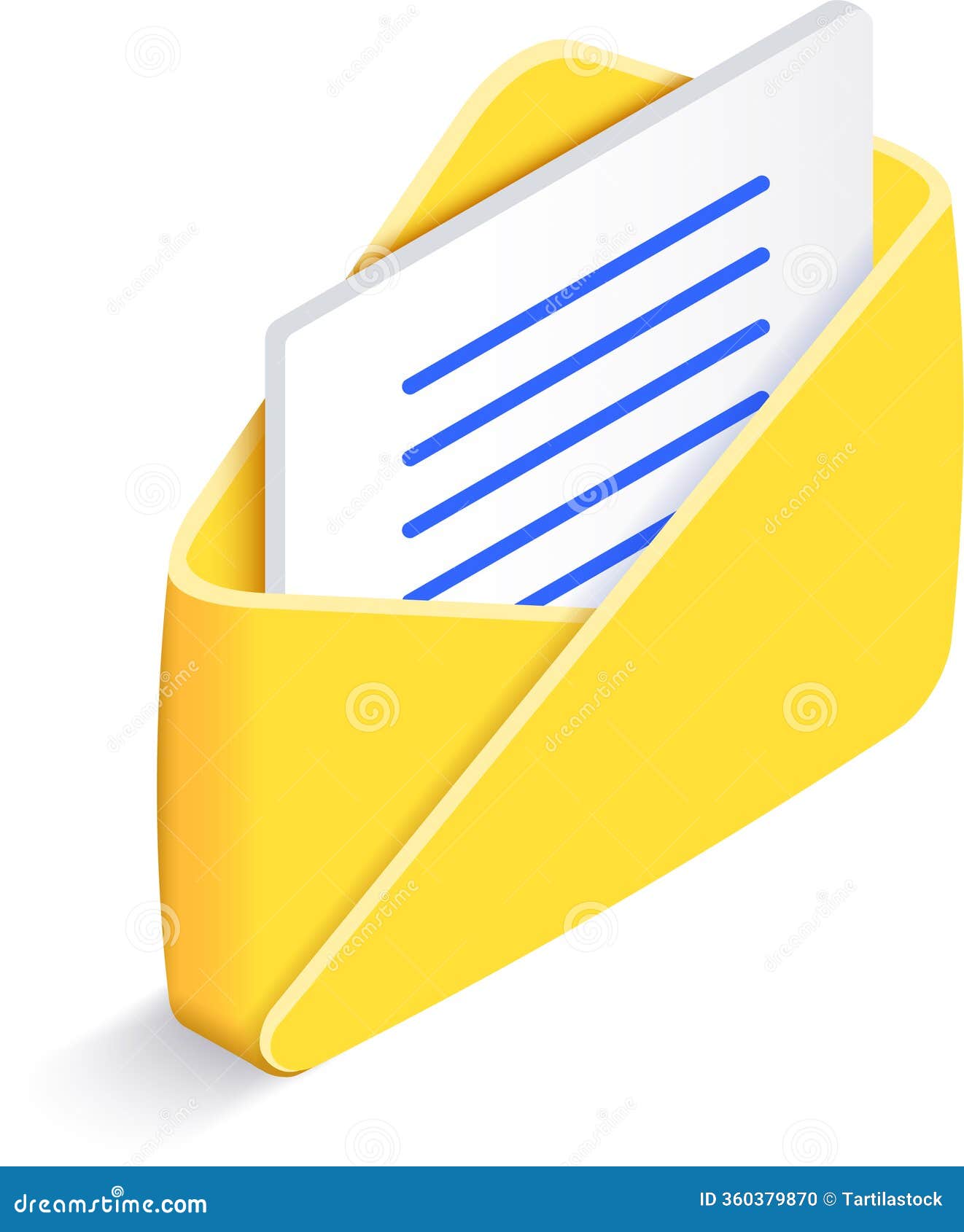 Set Isometric Envelope With Valentine Heart, Outgoing Mail, Envelope ...