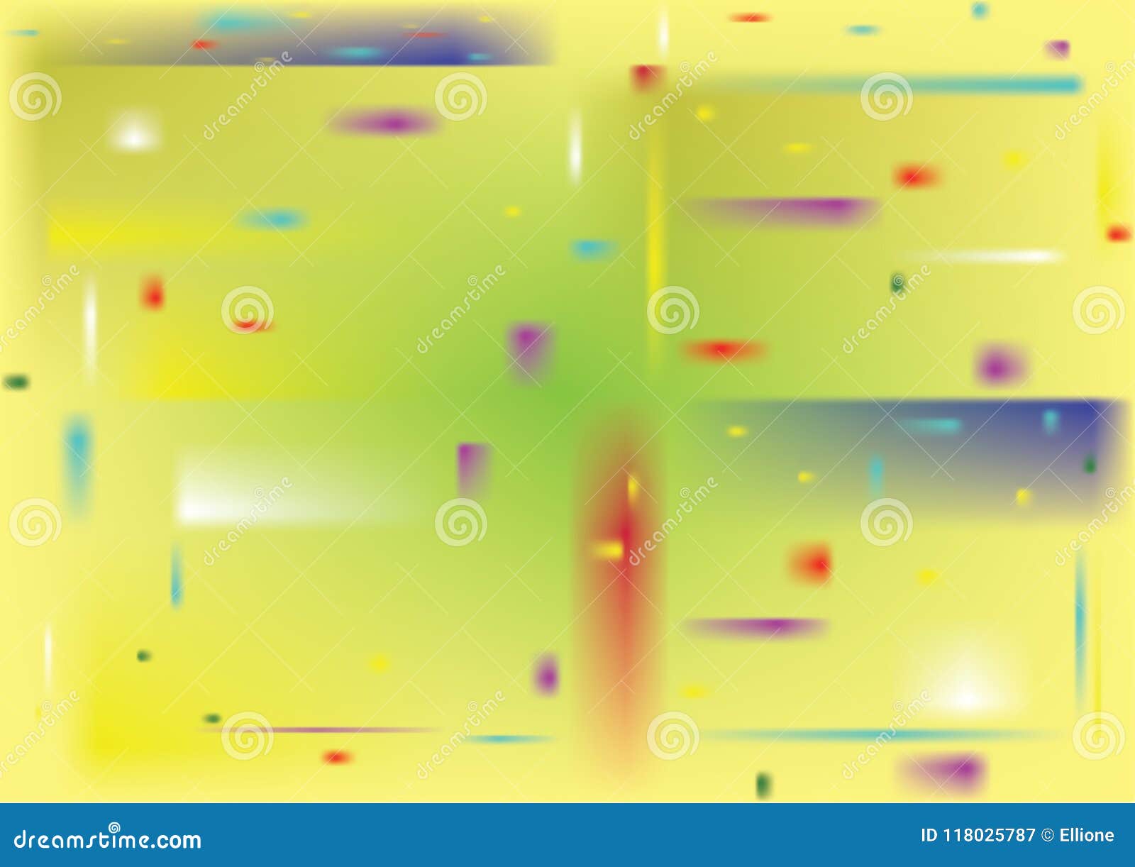Summer Wallpaper with Spots. Stock Illustration - Illustration of ...