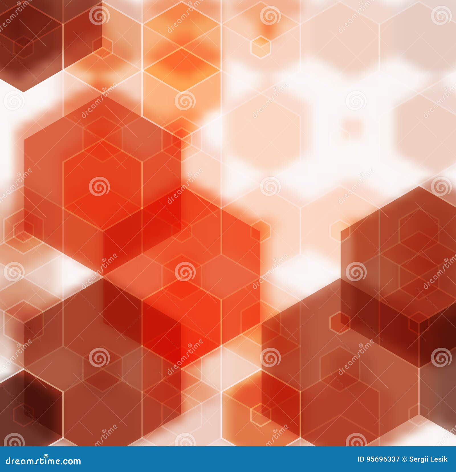 Yellow Orange Brown Abstract Background Polygon Stock Vector ...