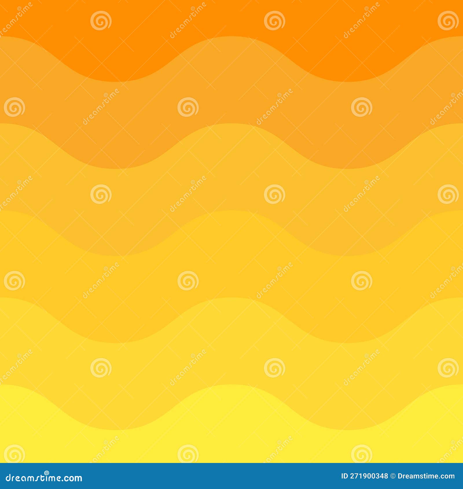 Yellow and Orange Color Wave Pattern Wallpaper Background Stock Vector ...