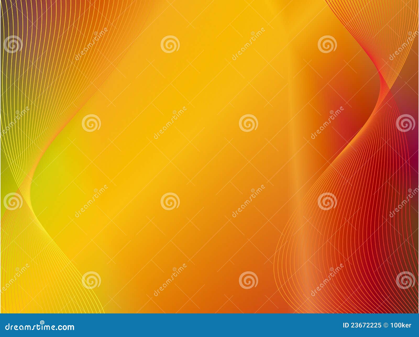 Yellow Orange Gold Abstract Background with Wave Stock Vector ...