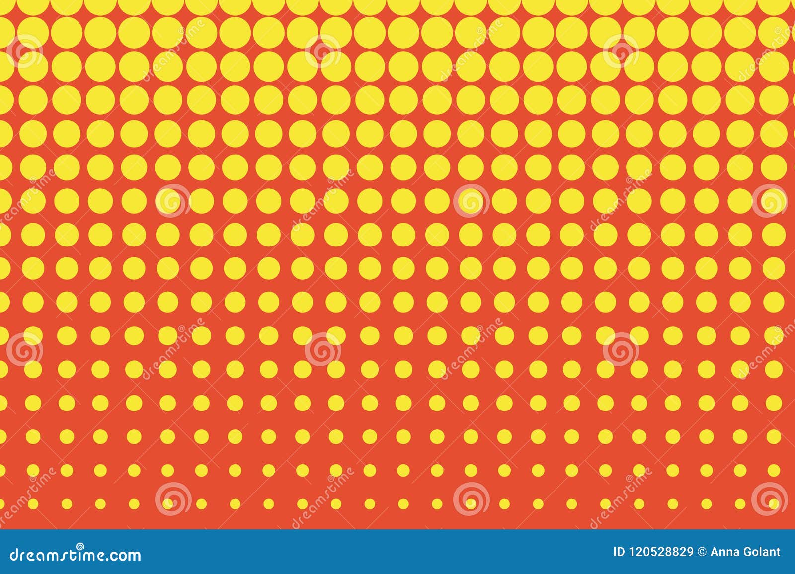 Yellow-orange Halftone Pattern. Pop Art Style. Digital Gradient Stock ...