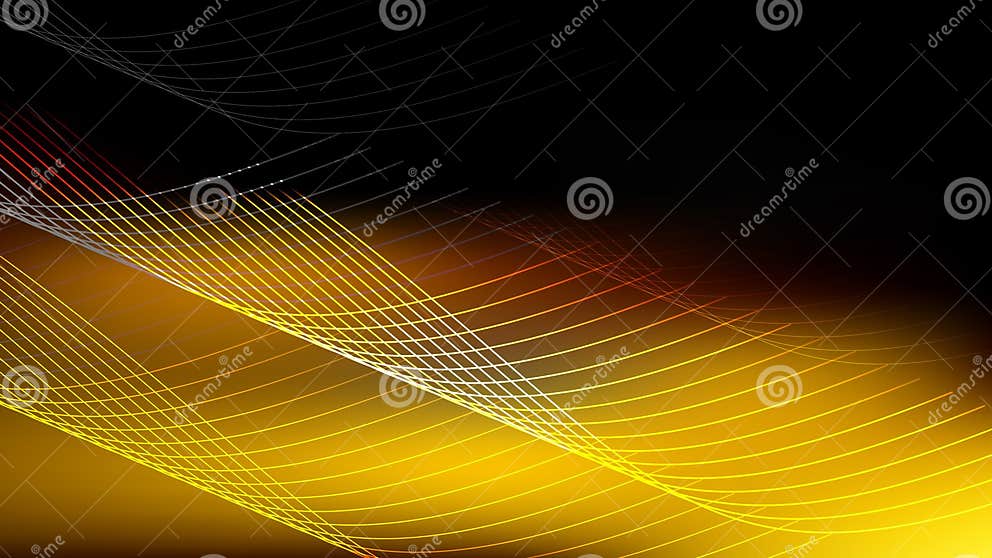 Yellow Orange Line Background Beautiful Elegant Illustration Graphic ...