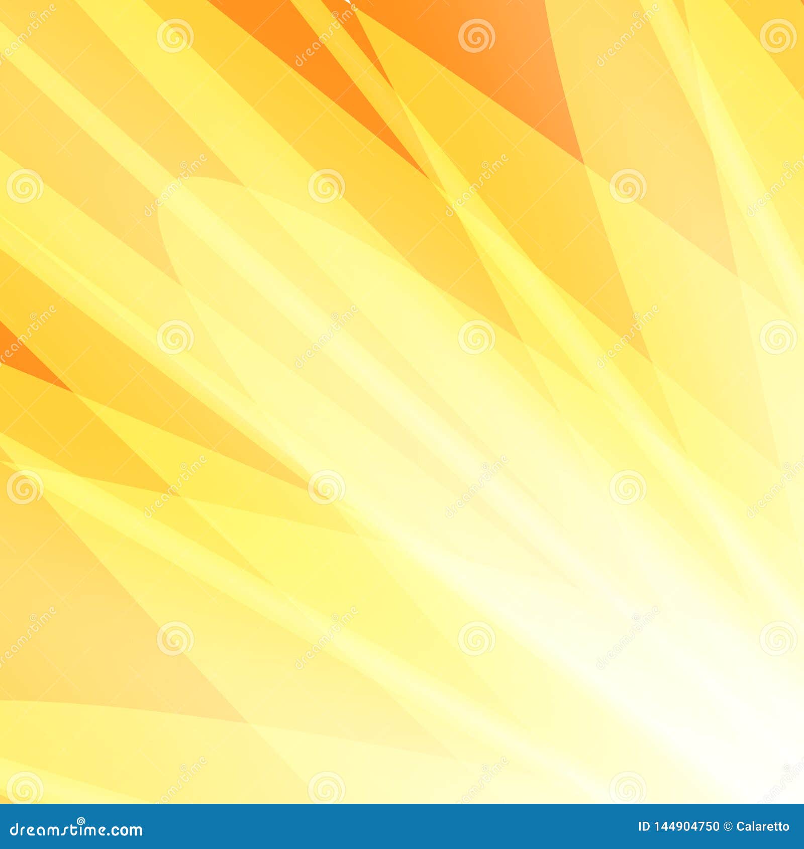 Yellow Orange Rays Abstract Background Vector Stock Vector ...